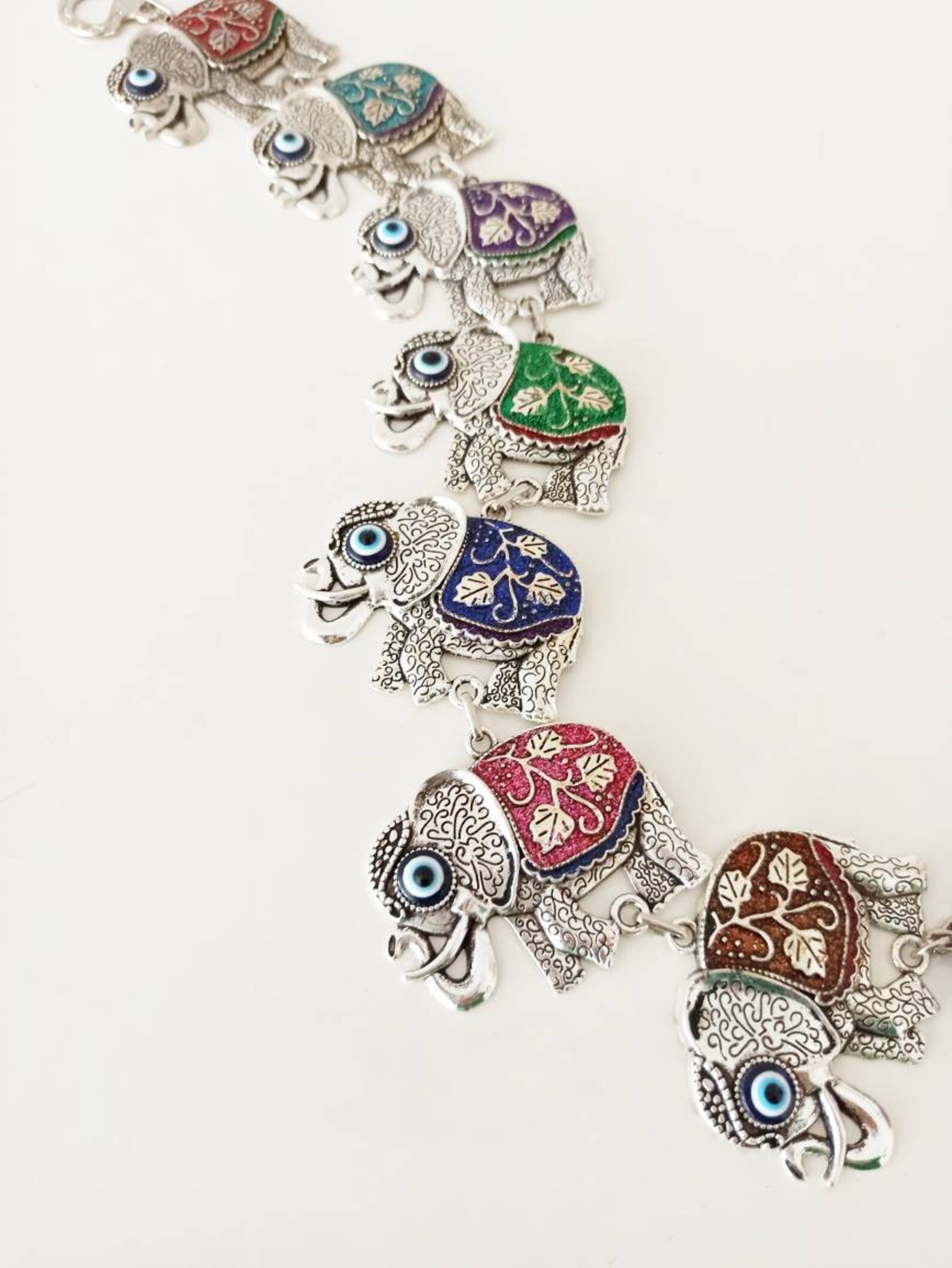 7 Elephant Wall Decor Evil Eye With Elephants Evil Eye - Etsy