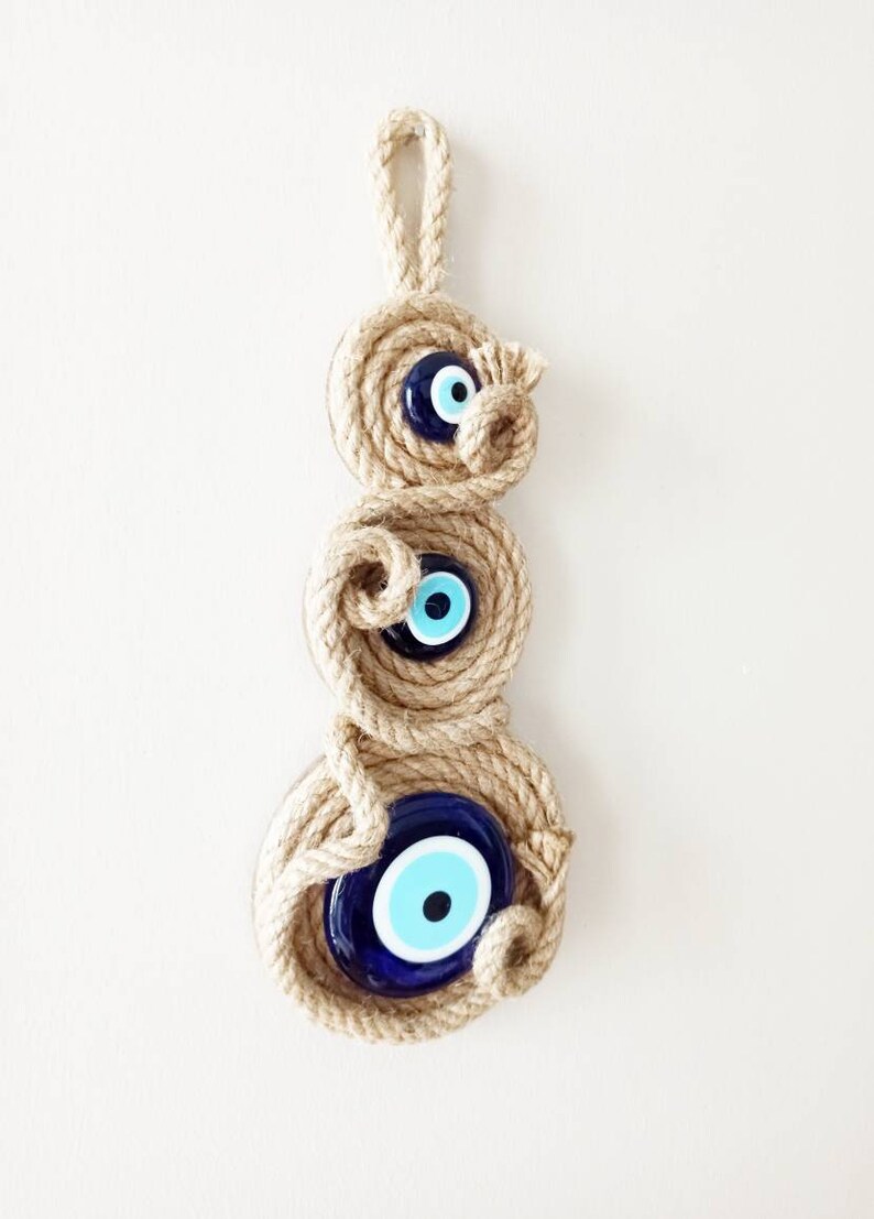 Evil Eye Hanging Rope Wall Decor Evil Eye Door Hanging - Etsy