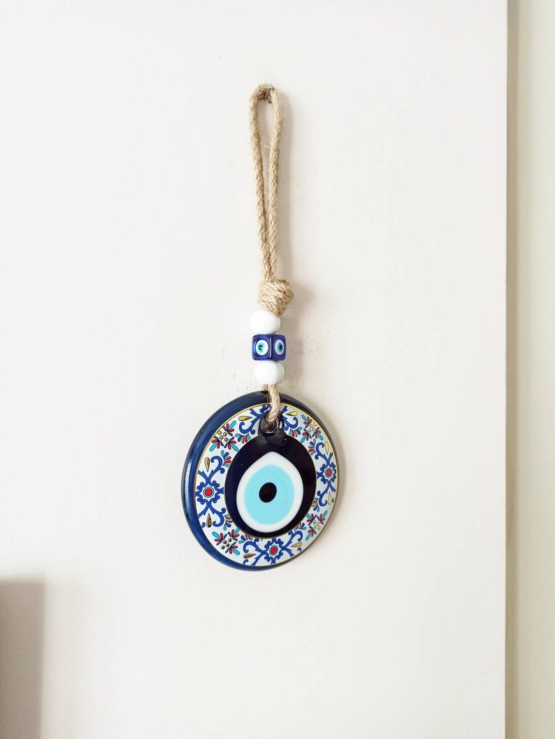 Modern Evil Eye Wall Hanging Large Evil Eye Evil Eye Art - Etsy