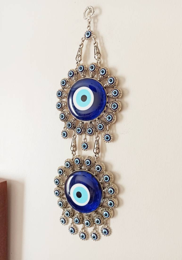 Metal Evil Eye Wall Hanging Evil Eye Zamak Silver Evil Eye - Etsy