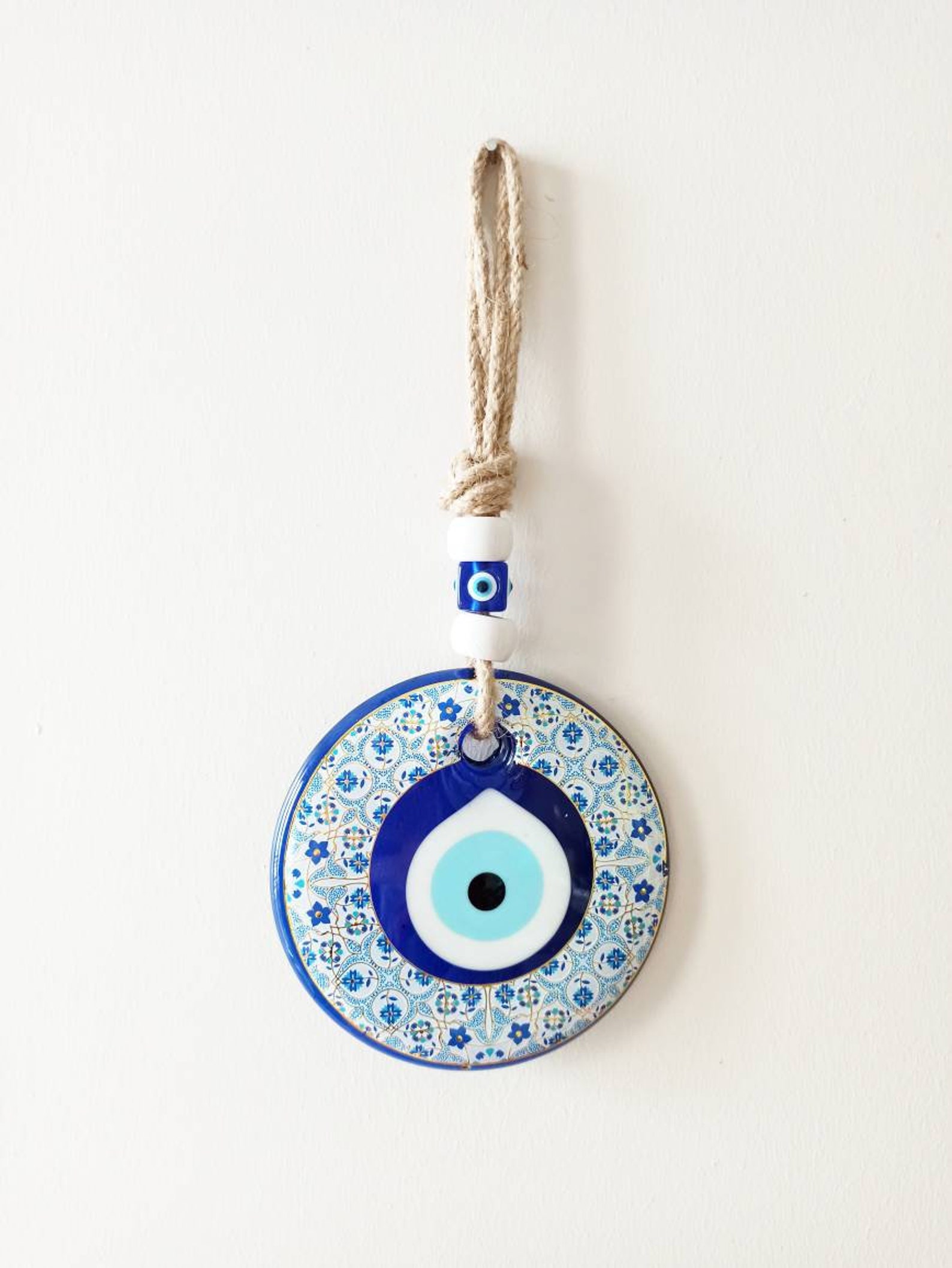 Large Evil Eye Wall Hanging Blue Evil Eye Decor Turkish Eye - Etsy