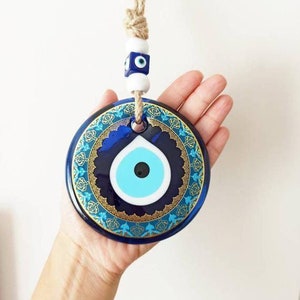 Evil Eye Decor, Evil Eye for Home, Turkish Decor, Nazar Amulet, Glass ...