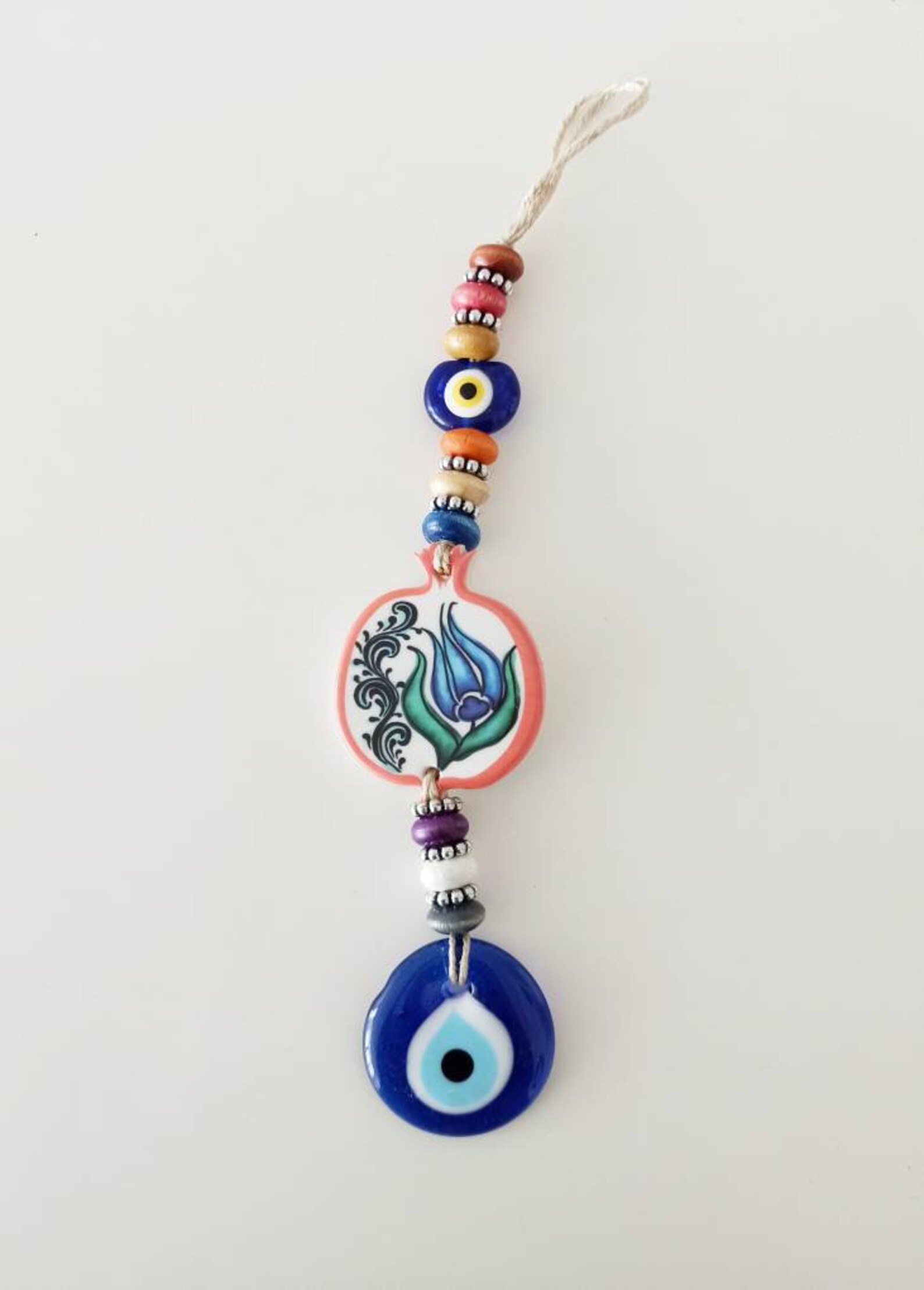 Evil Eye Wall Hanging Pomegranate Decor Turkish Eye Decor - Etsy
