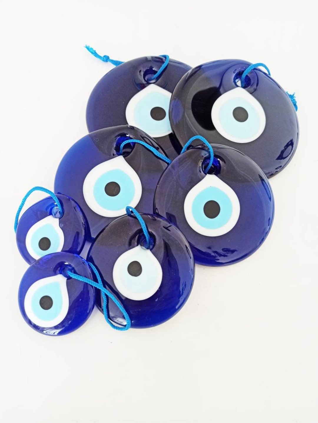 Traditional Blue Evil Eye, Evil Eye Bead, Glass Hanging, Turkish Eye ...