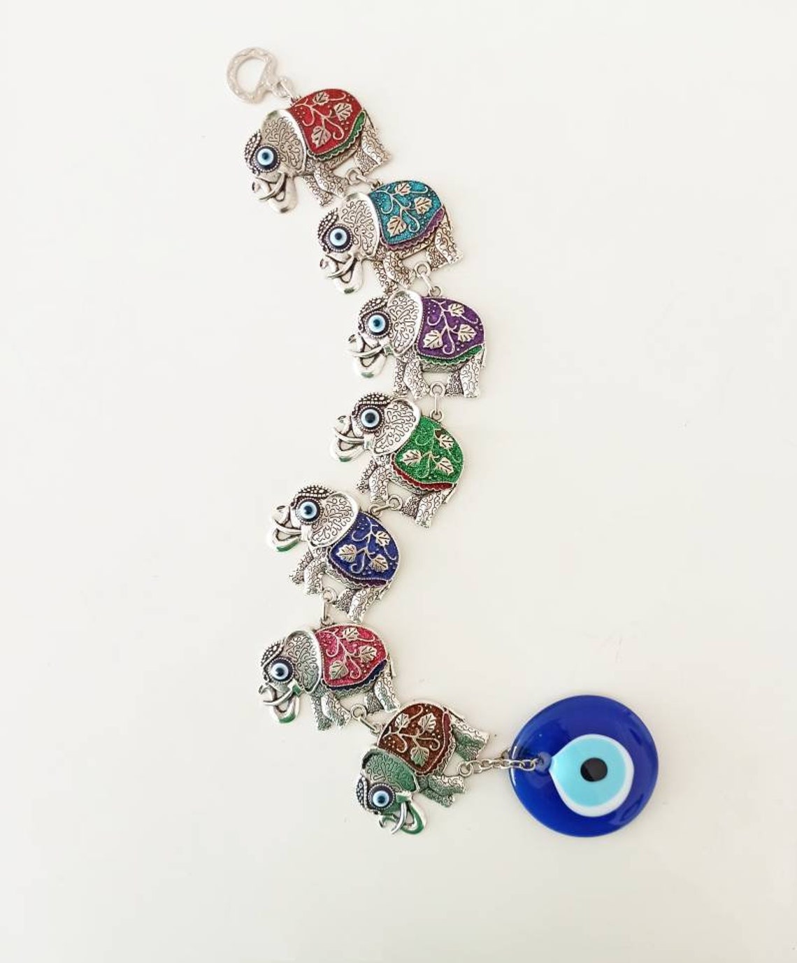 7 Elephant Wall Decor Evil Eye With Elephants Evil Eye - Etsy