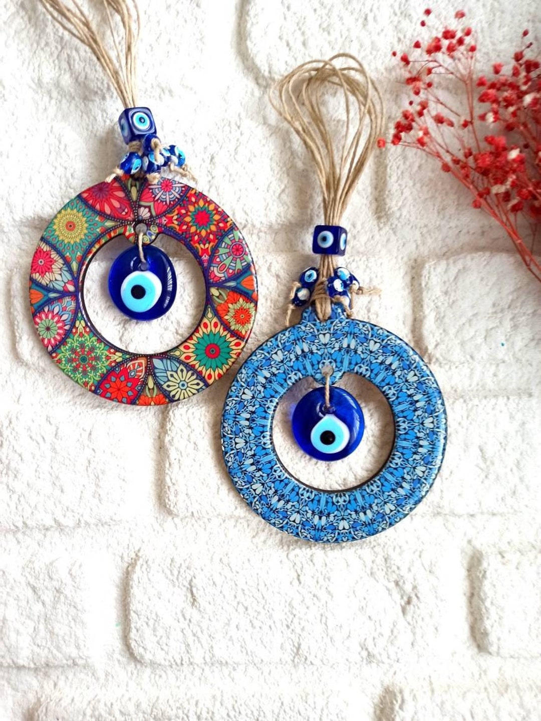 Evil Eye Home Decor, Mandala Wall Decor, Evil Eye Art, Evil Eye Wall ...