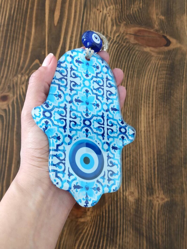 Hamsa Home Decor Hamsa Hand Art Hamsa and Evil Eye Hamsa - Etsy