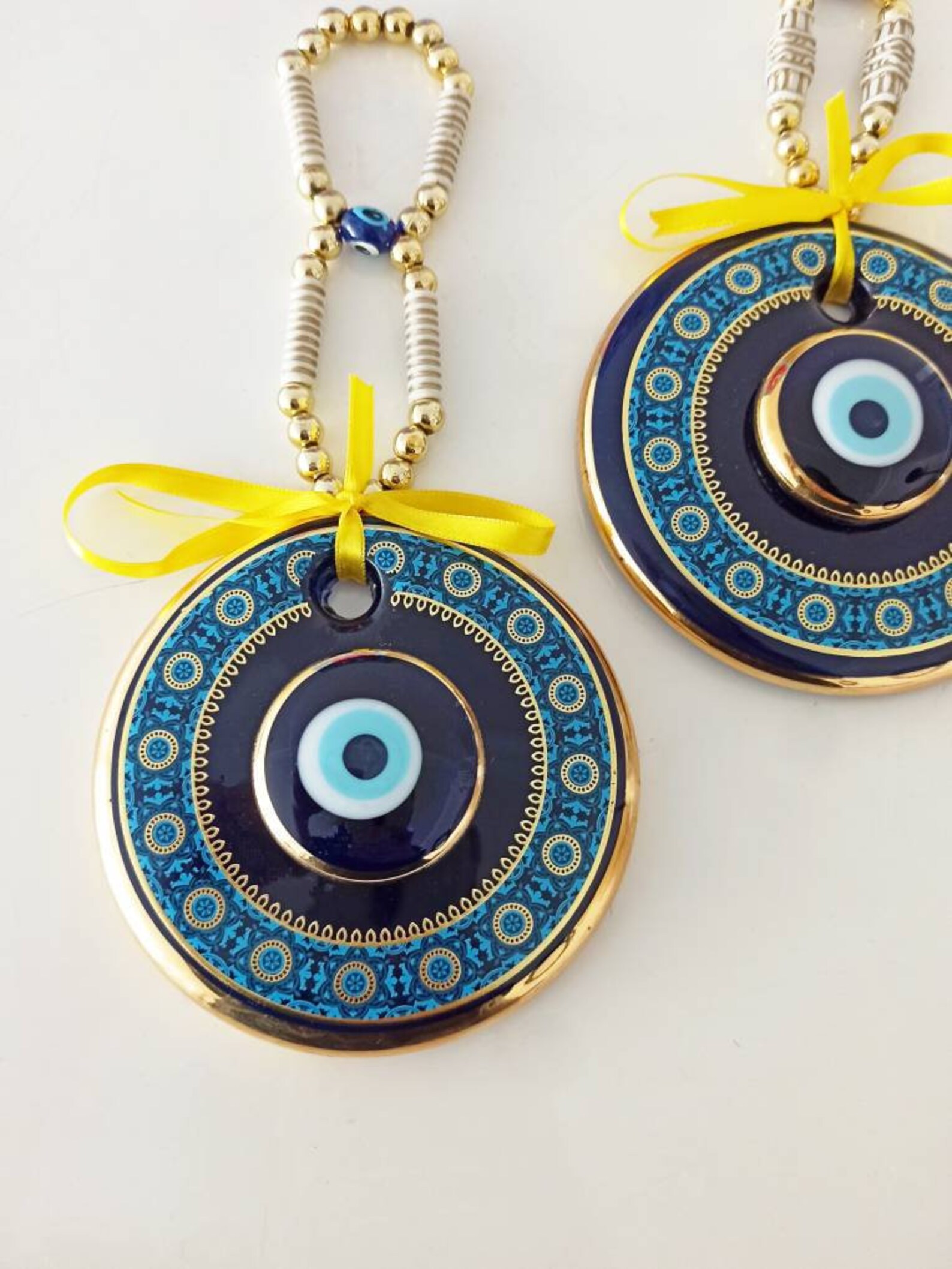 Evil Eye Wall Hanging, Authentic Evil Eye, Turkish Eye Decor, Oriental ...