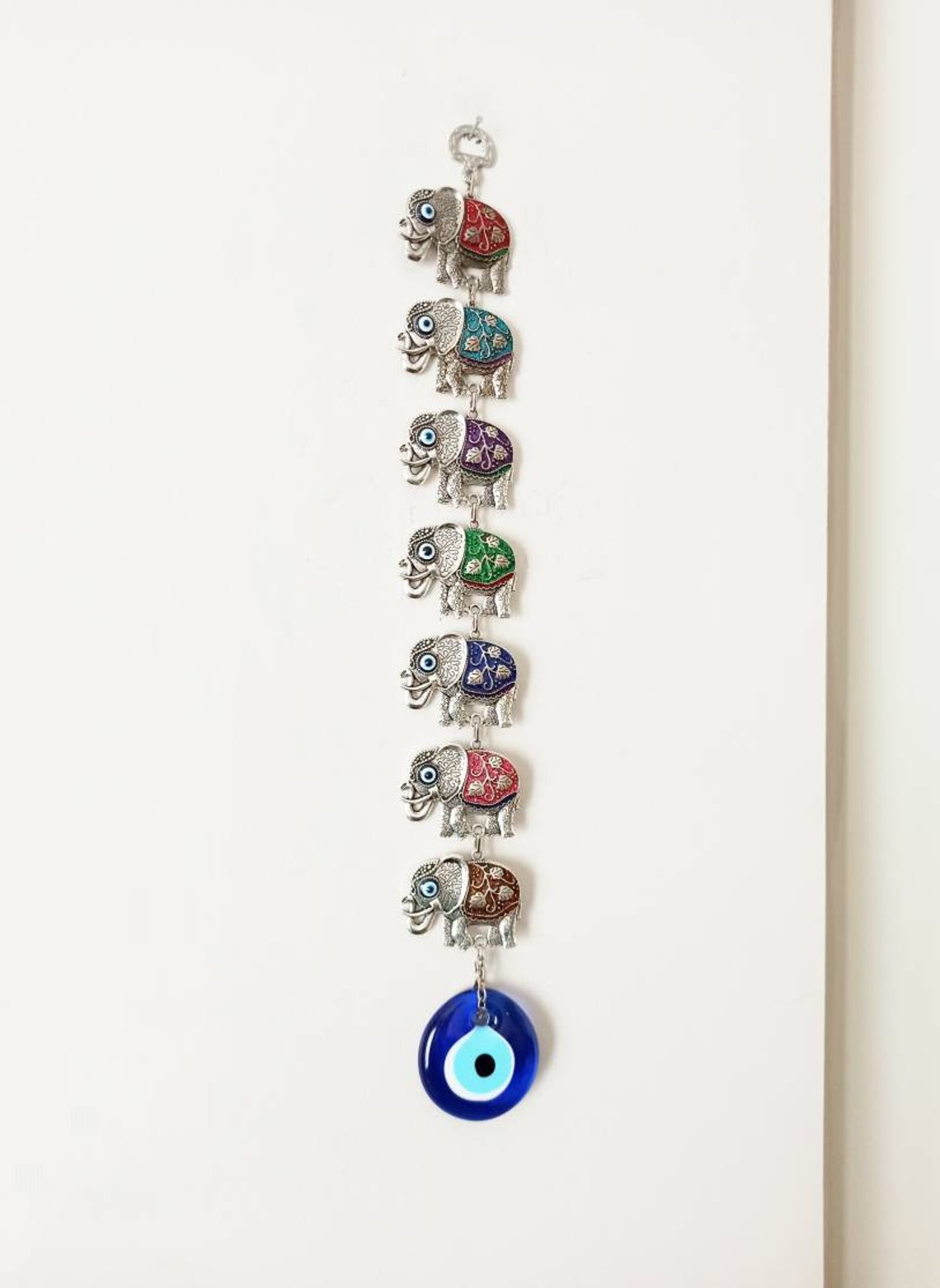 7 Elephant Wall Decor Evil Eye With Elephants Evil Eye - Etsy