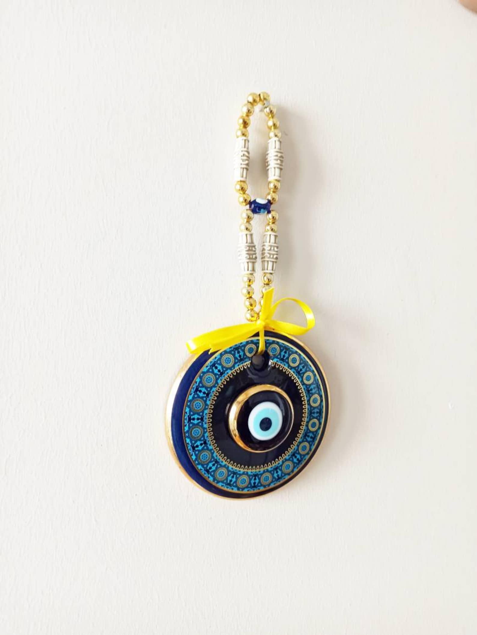 Evil Eye Wall Hanging, Authentic Evil Eye, Turkish Eye Decor, Oriental ...