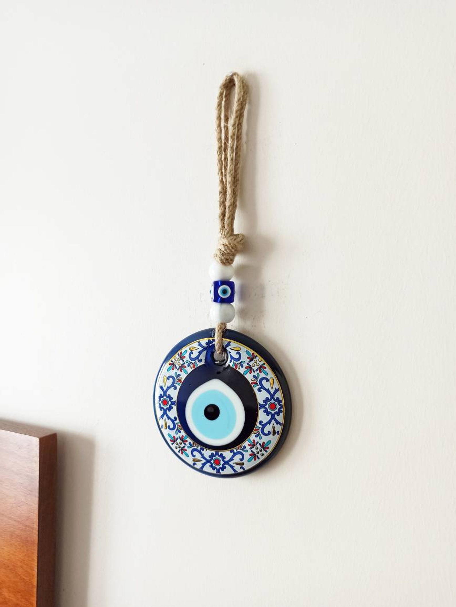 Modern Evil Eye Wall Hanging Large Evil Eye Evil Eye Art - Etsy