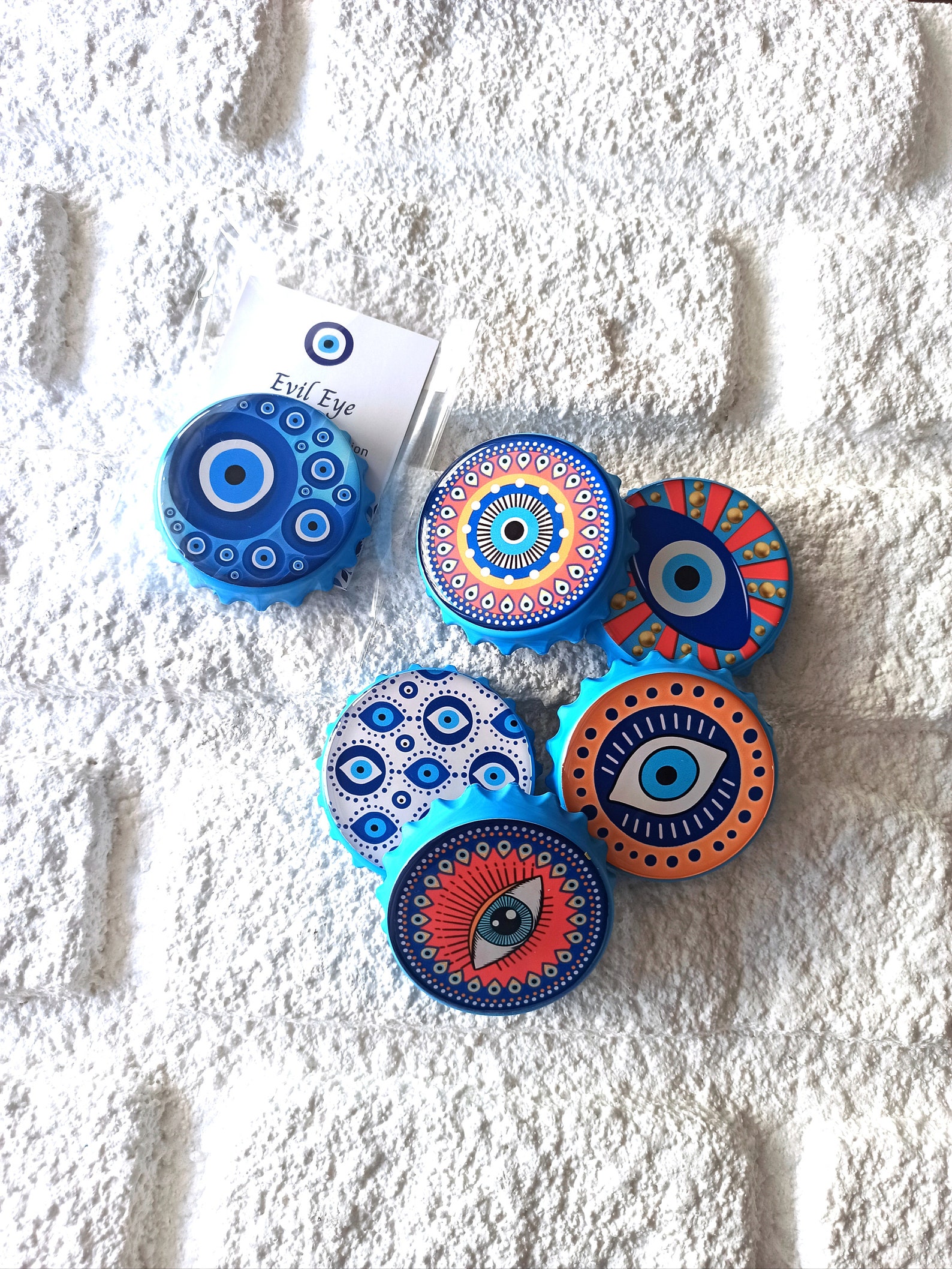 Evil Eye Magnet, Magnet Bottle Opener, Fridge Magnets Cute, Evil Home ...