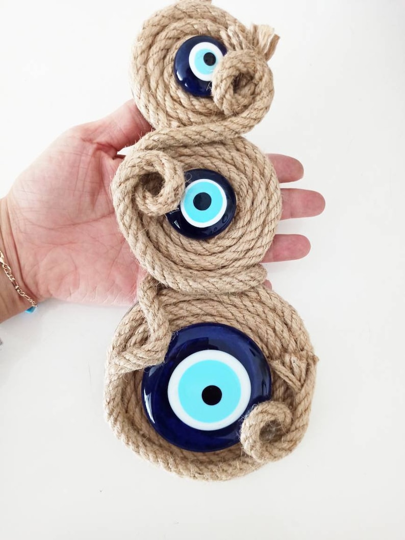 Evil Eye Hanging Rope Wall Decor Evil Eye Door Hanging - Etsy
