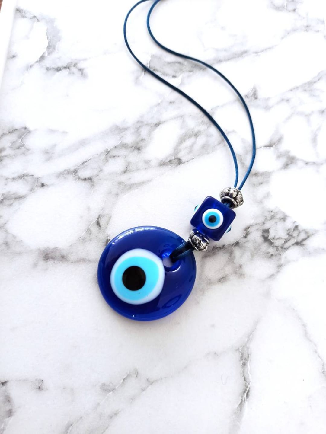Evil Eye Car Charm, Car Mirror Hanging, Rear View Mirror Charm, Evil ...