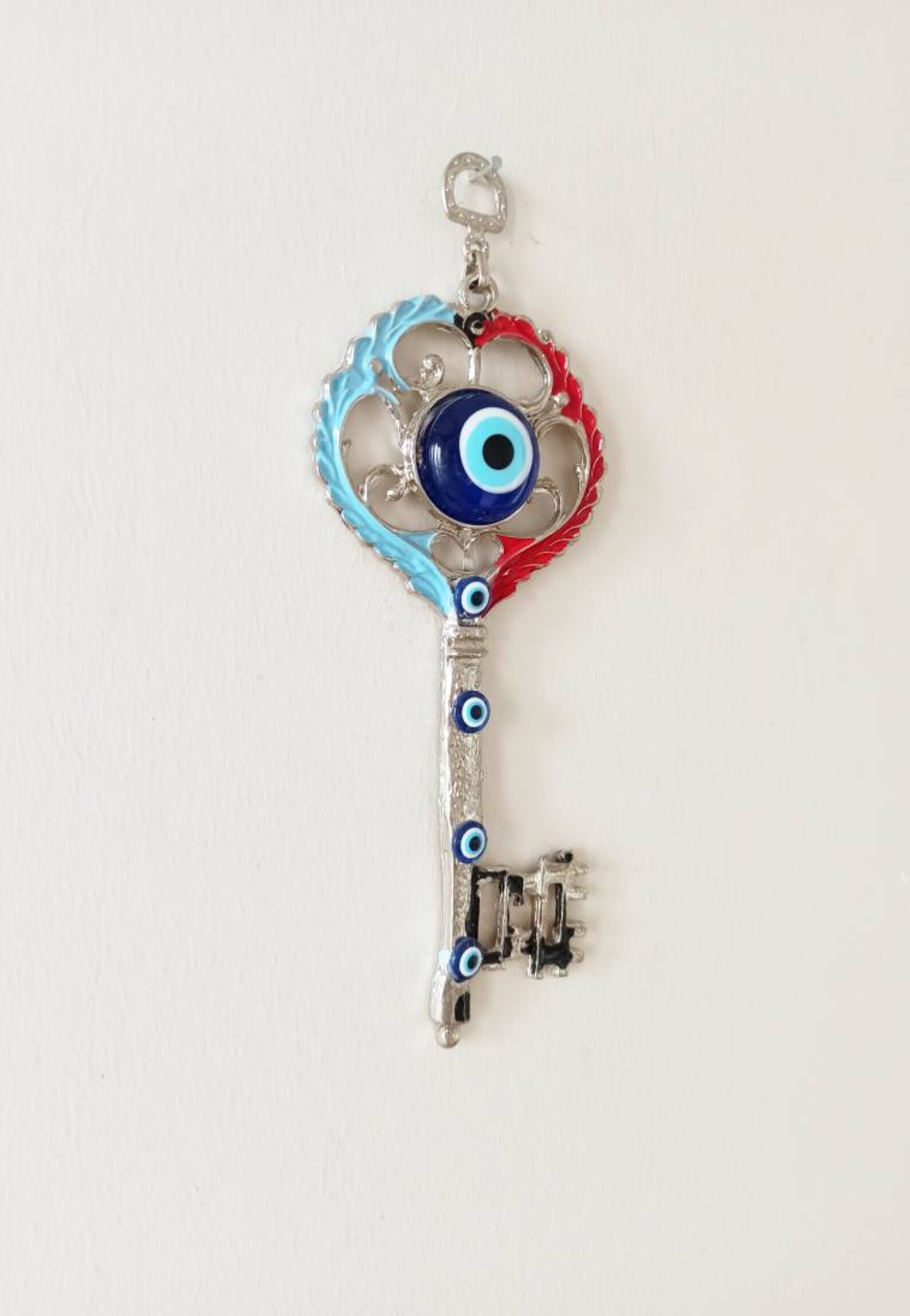 Key Wall Decor Evil Eye Decor Skeleton Key Rustic Home - Etsy