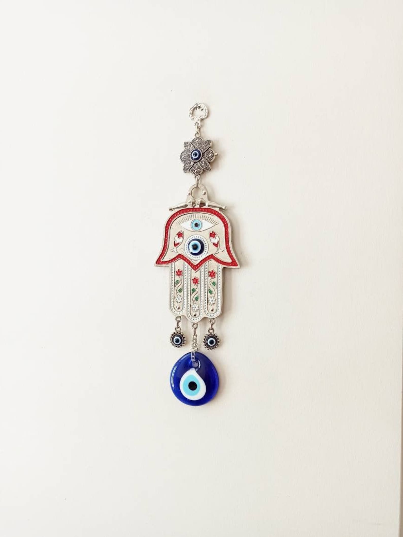 Hamsa and Evil Eye Decor Hamsa Wall Art Hamsa Hand Hanging | Etsy