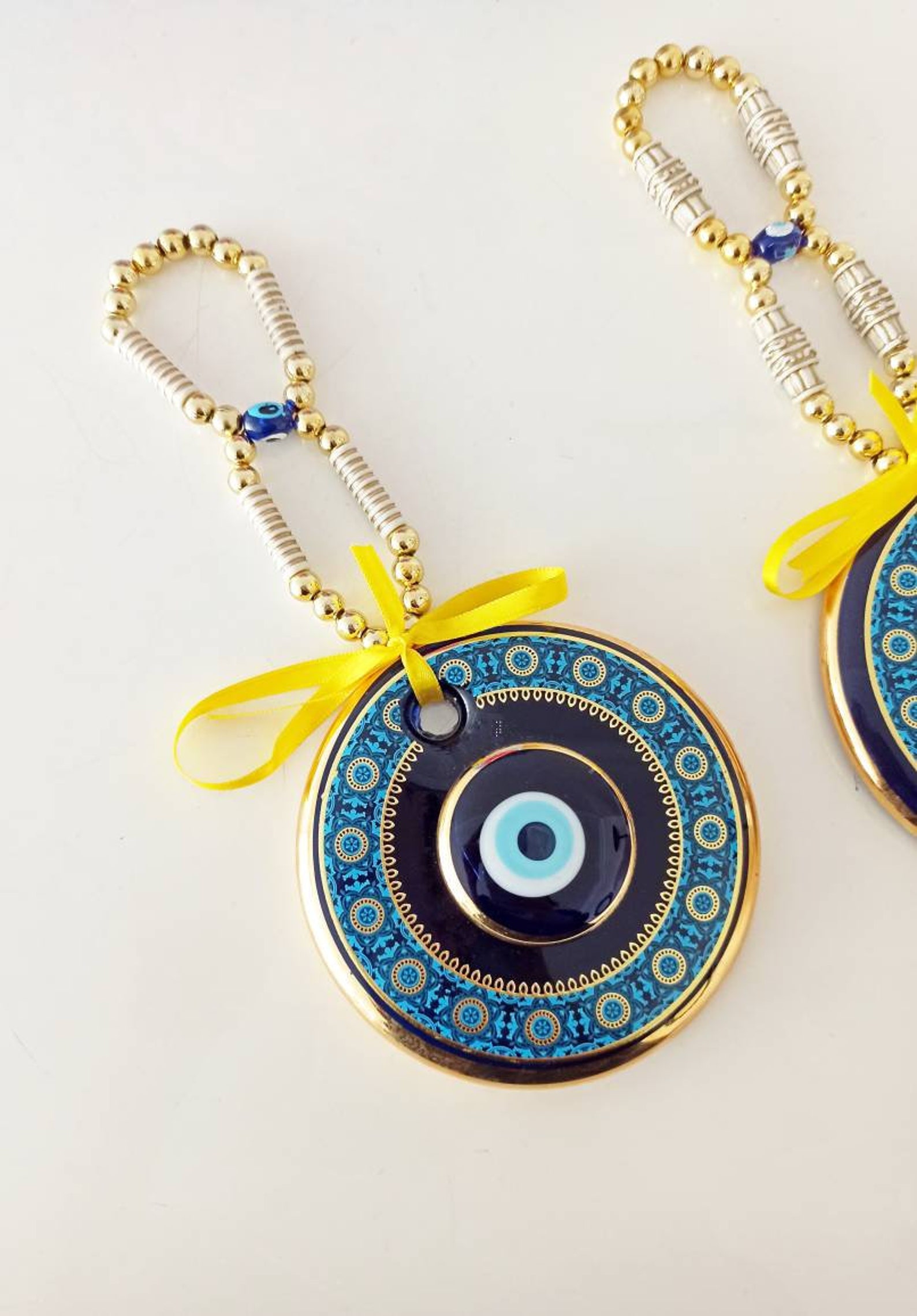 Evil Eye Wall Hanging, Authentic Evil Eye, Turkish Eye Decor, Oriental ...