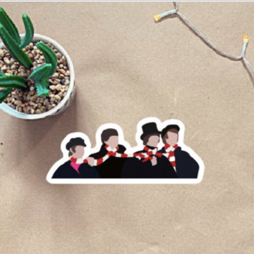 The Beatles Sticker Set 5 Pc | Etsy