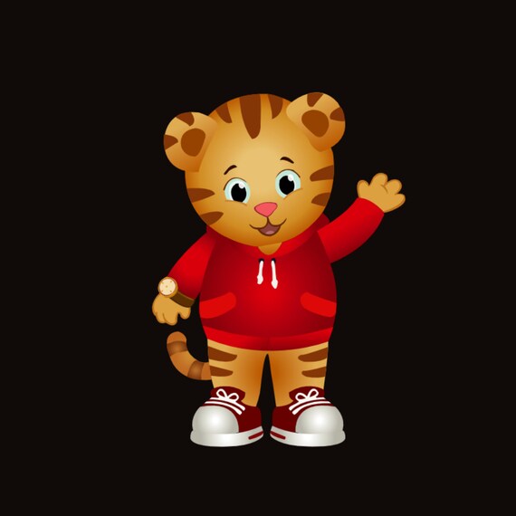Daniel Tiger Daniel Tiger SVG Daniel Tiger Clip Art Daniel | Etsy