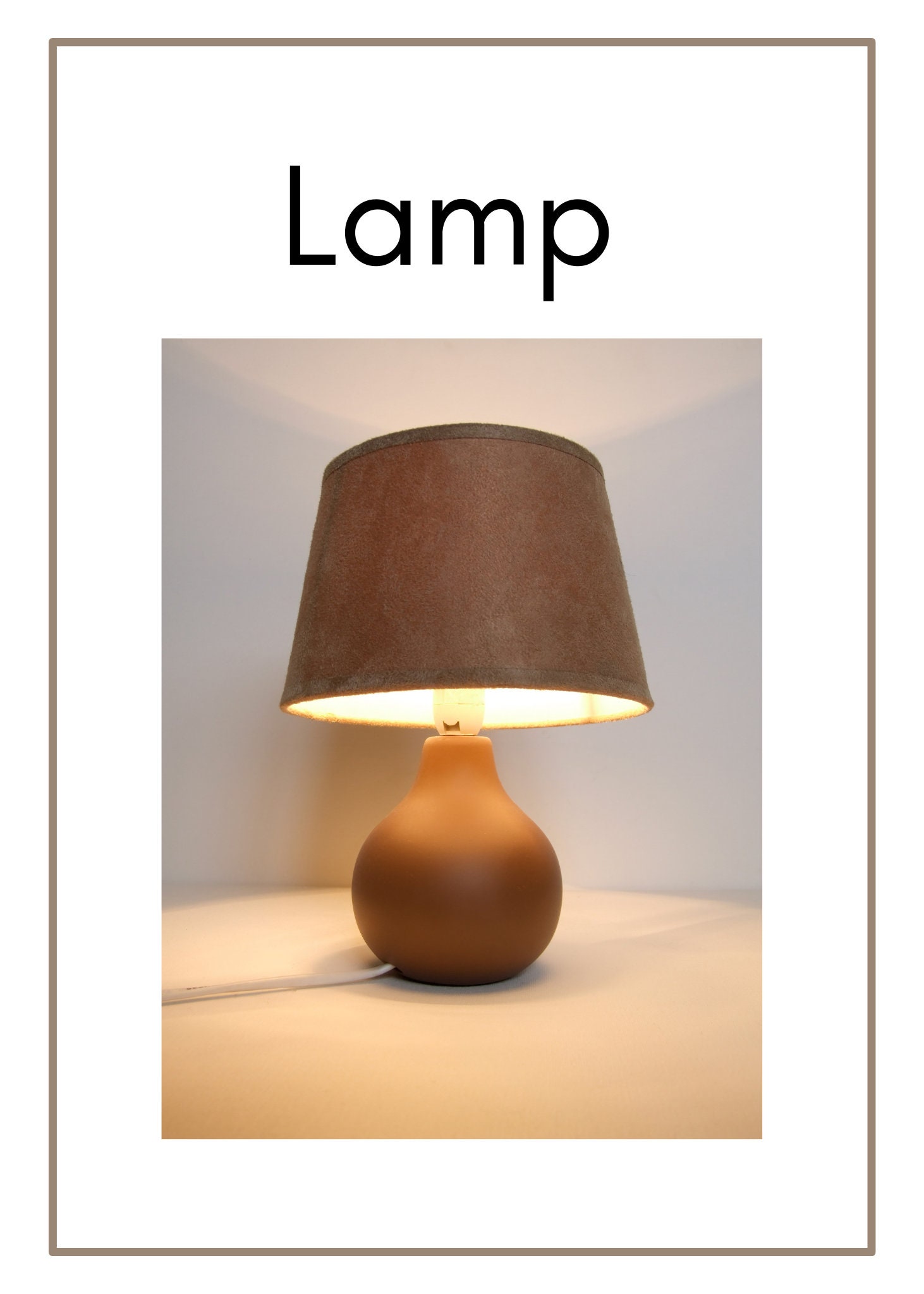 Household Item Flash Cards for Kids, Toddler Cards, House Items Cards ...