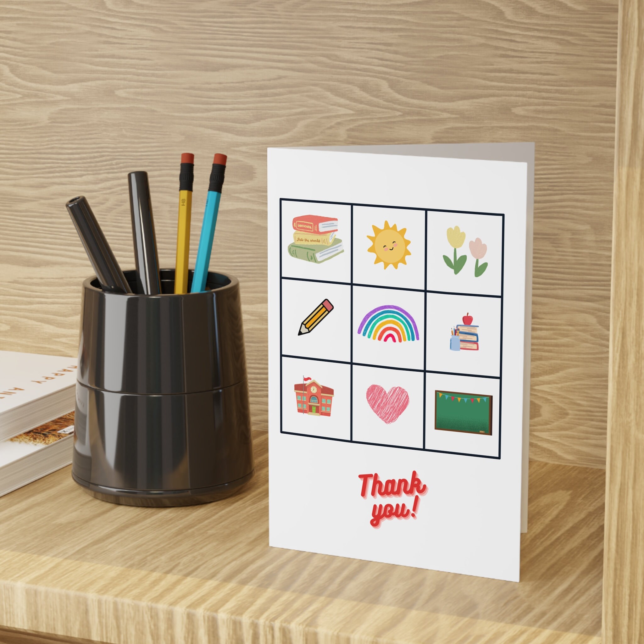 Teacher Thank You Card, Thank You Card, Teacher Card, School Thank You ...