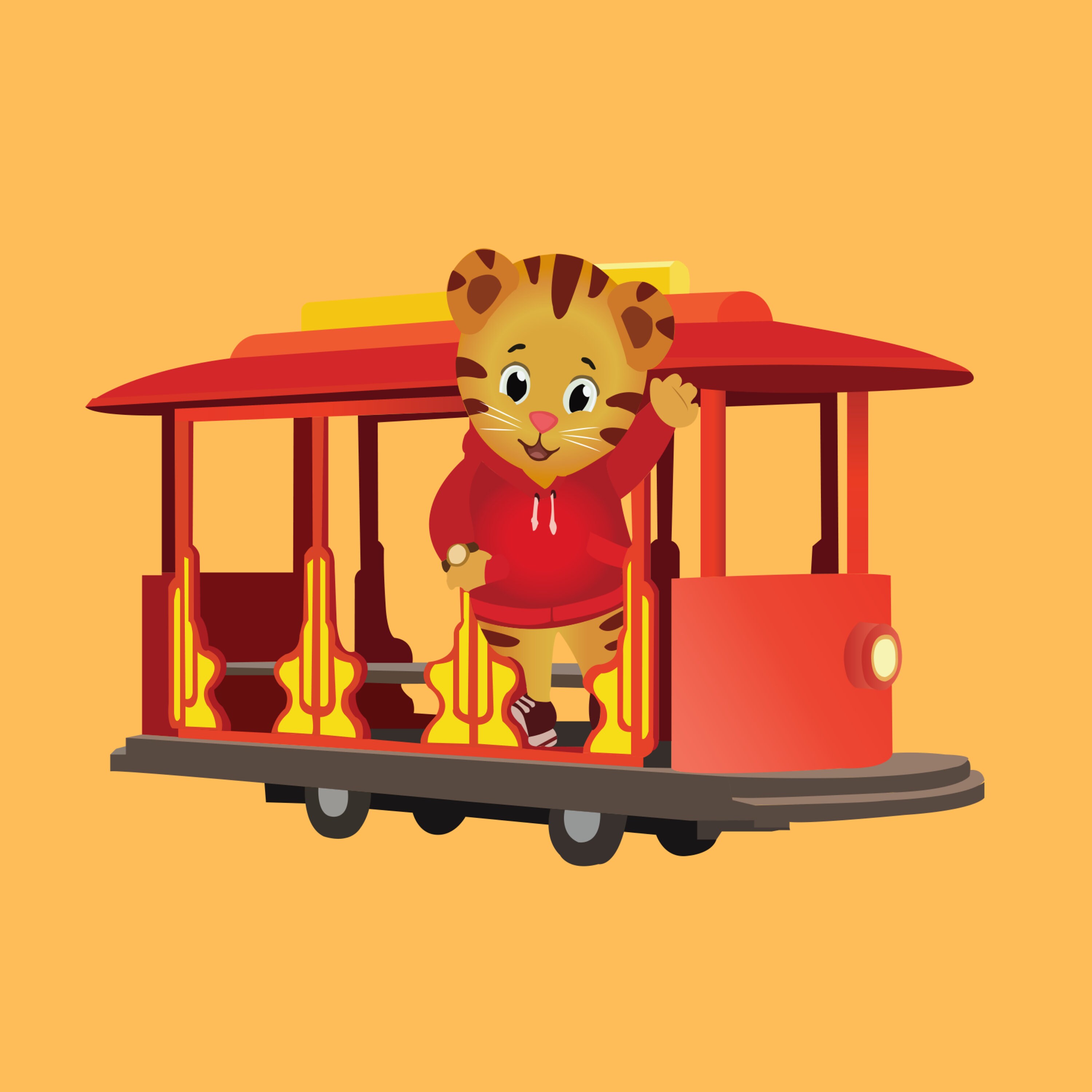 Daniel Tiger Daniel Tiger SVG Daniel Tiger birthday Daniel | Etsy