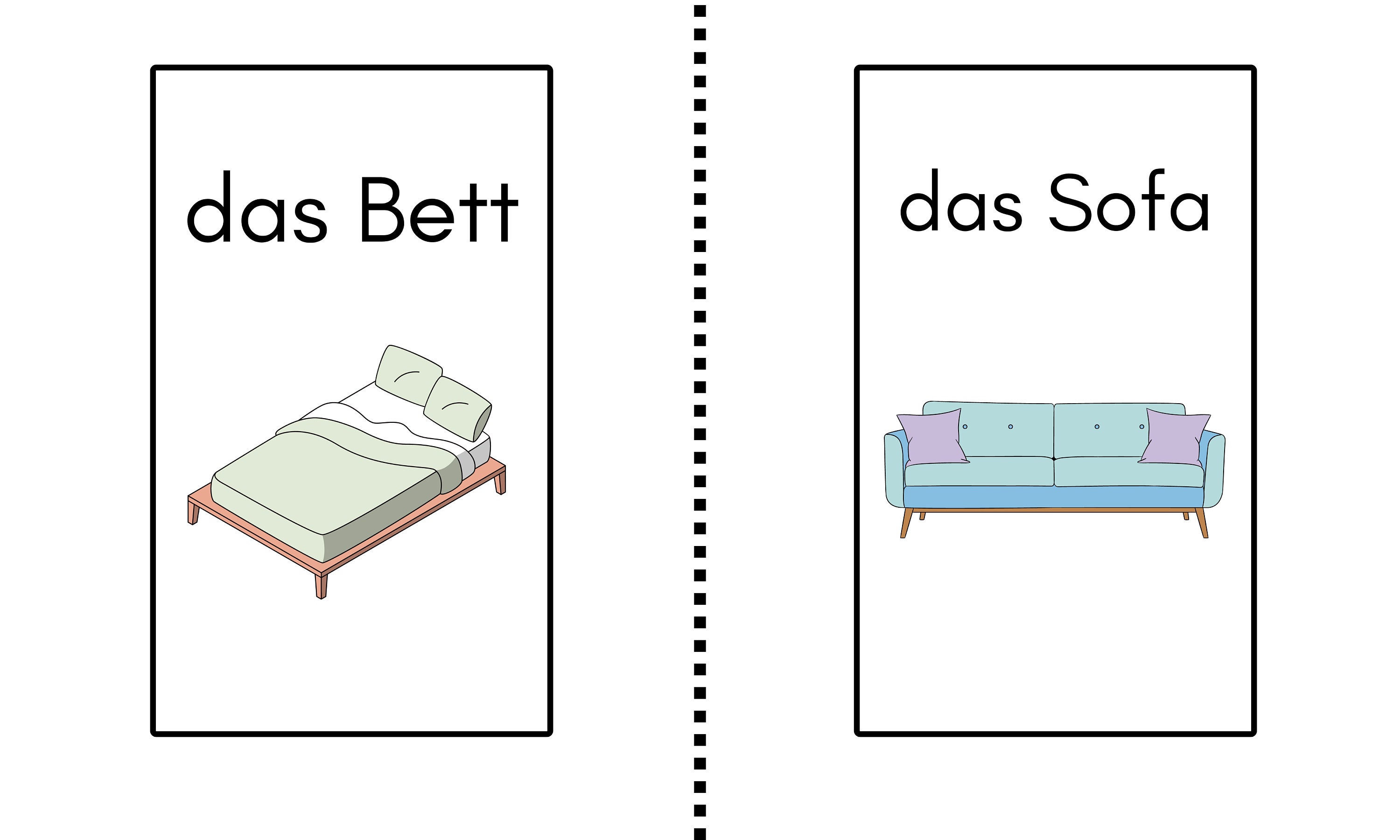 German Flash Cards, Flash Cards German, German Learning, German Cards ...