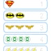 Superhero Math for Early Years, Kids, Kindergarten, Superhero Counting ...