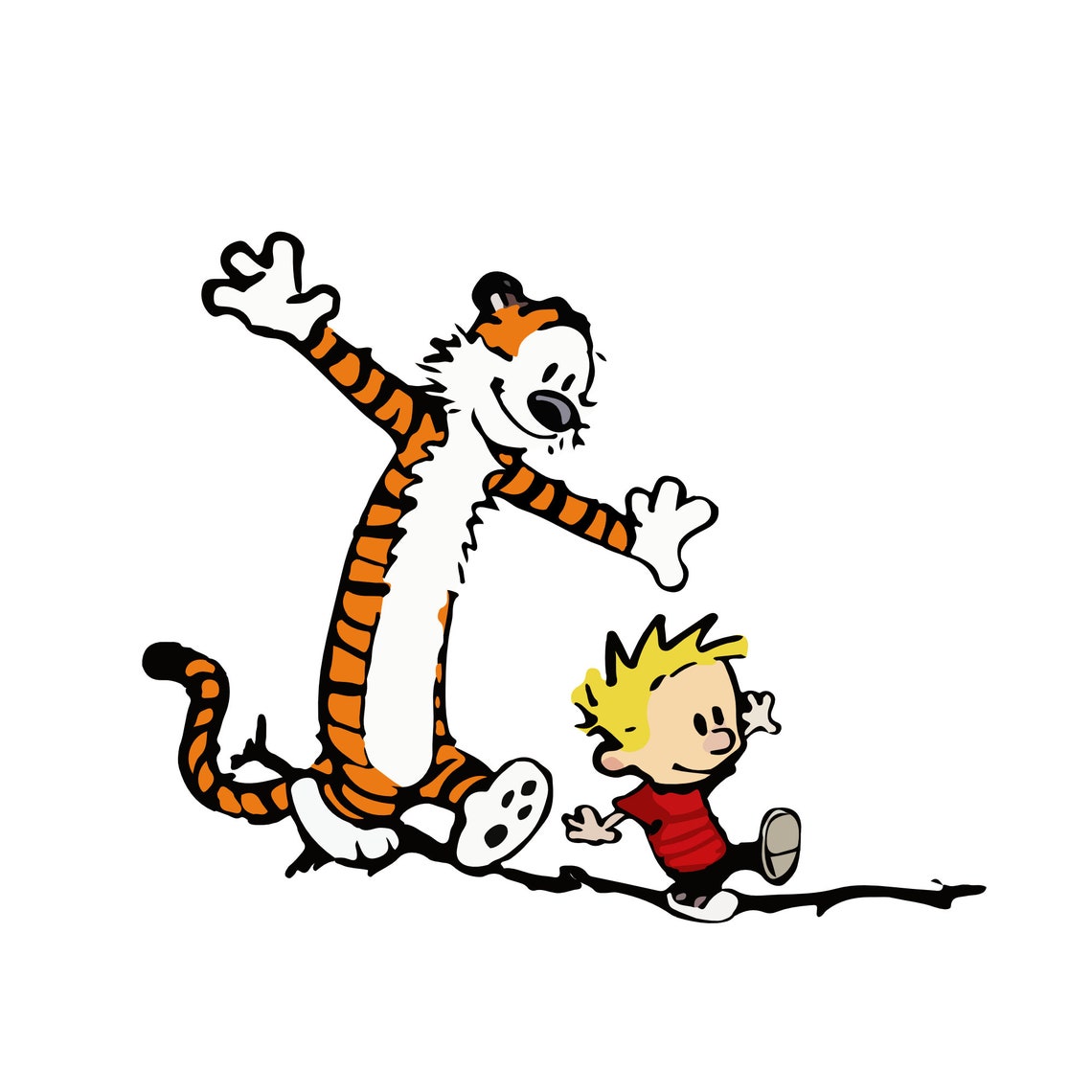 Calvin and Hobbes Balance Calvin & Hobbes SVG PNG Clipart - Etsy Canada