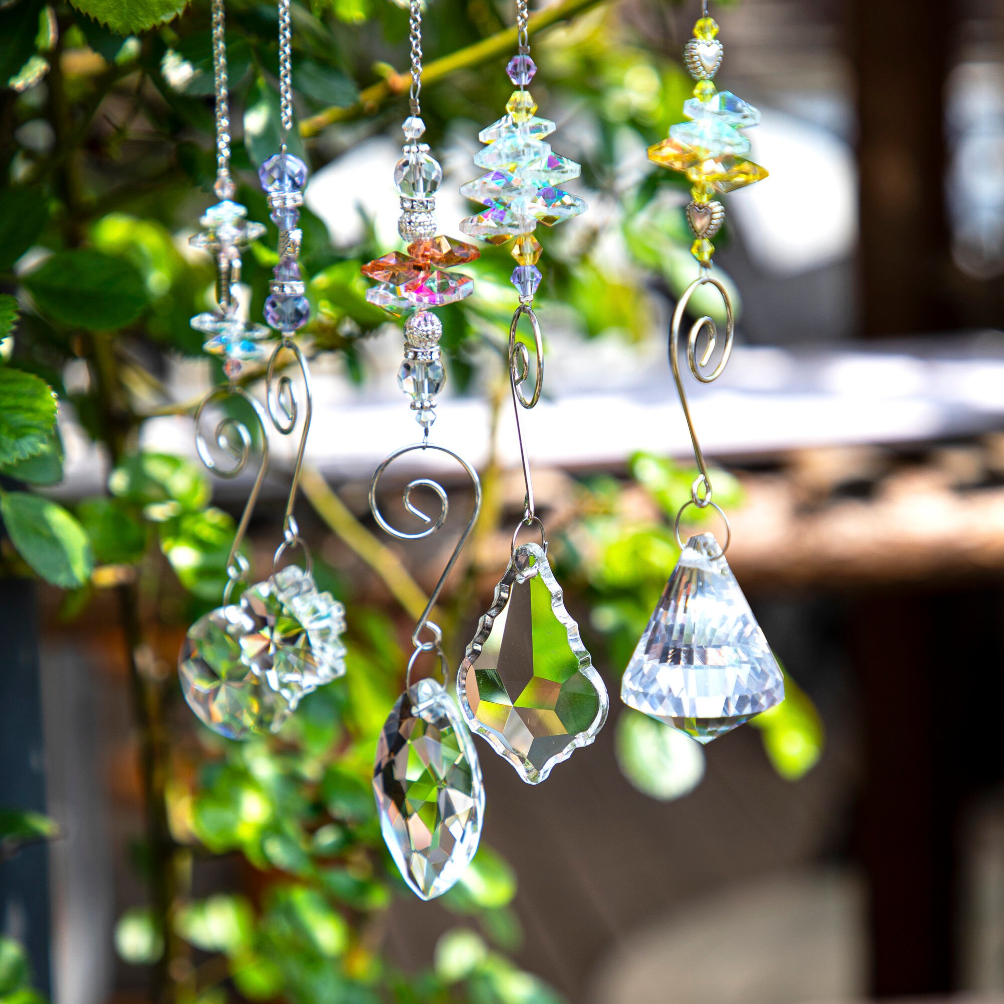 5pcs Crystals Prisms Suncatcher for Window Rainbow Maker - Etsy