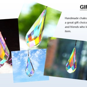 120mm Hanging Crystals Chandelier Prism Crystal Large Prism Suncatchers ...