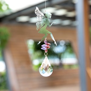 Handmade Fantasy Angel Crystal Suncatcher Window Hanging - Etsy