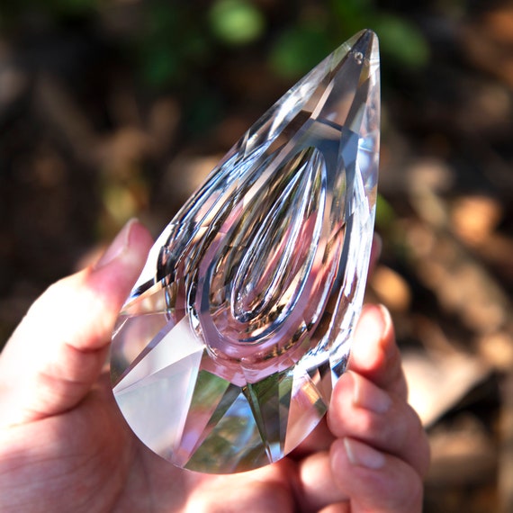 120mm Clear Crystal Prisms Suncatcher for Windows Decorations - Etsy