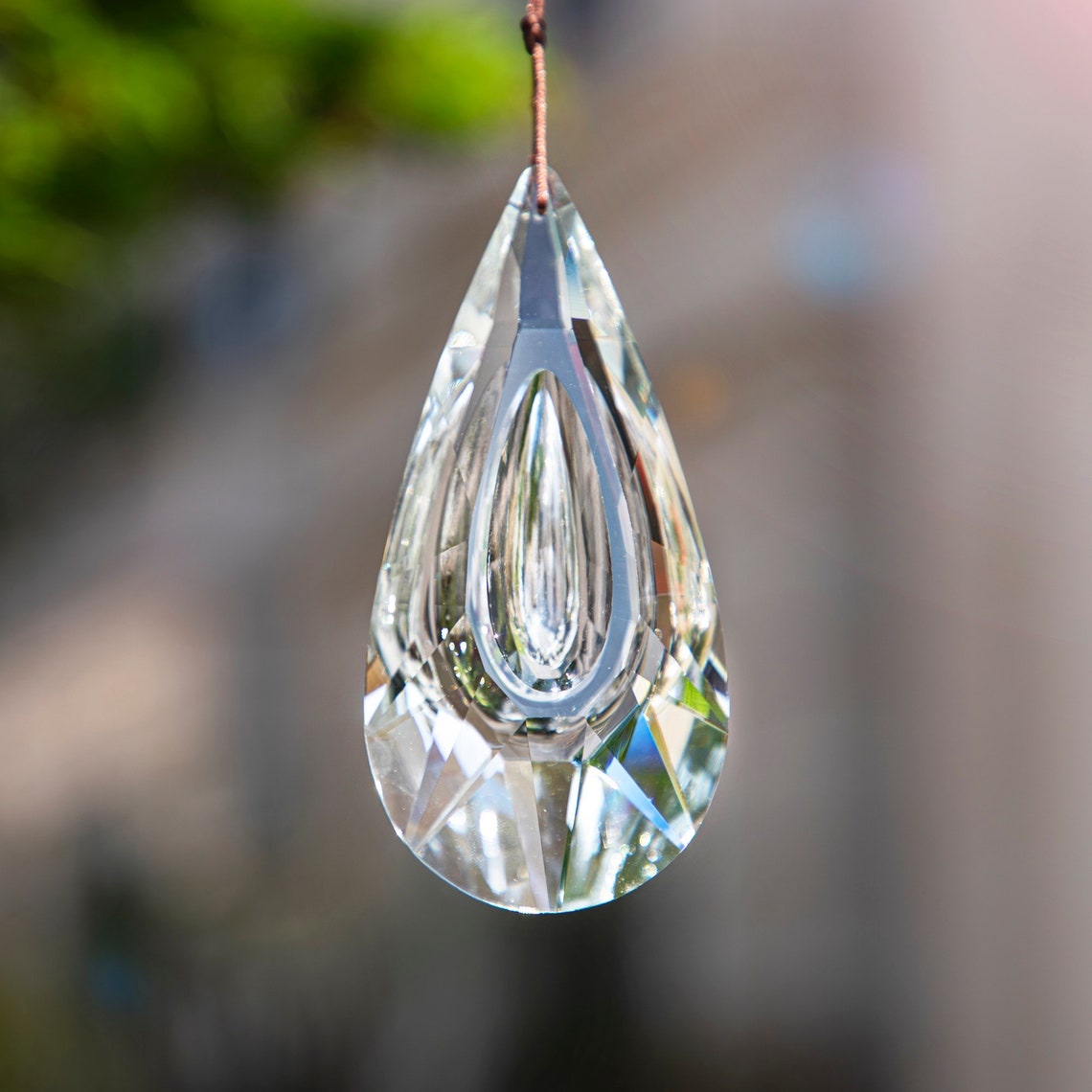 120mm Clear Crystal Prisms Suncatcher for Windows Decorations | Etsy