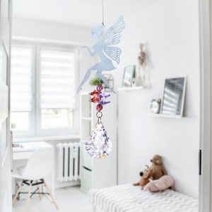 Handmade Fantasy Angel Crystal Suncatcher Window Hanging - Etsy