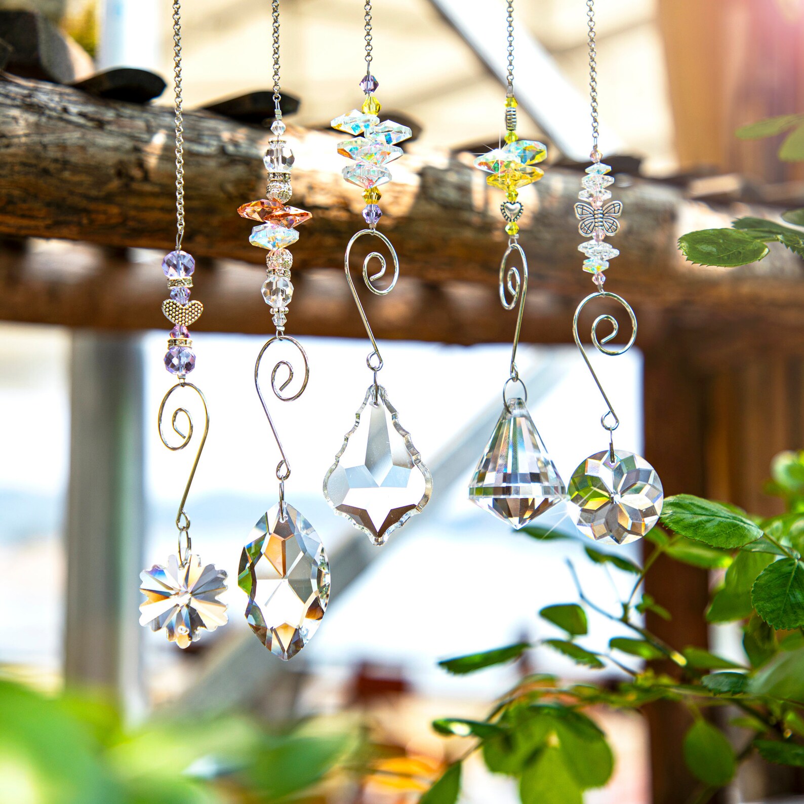 5pcs Crystals Prisms Suncatcher for Window Rainbow Maker - Etsy