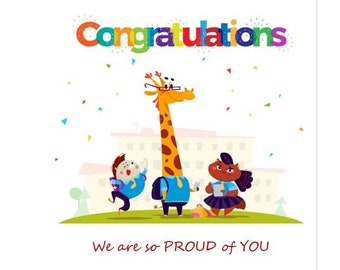 We Are so Proud of You Card - Etsy