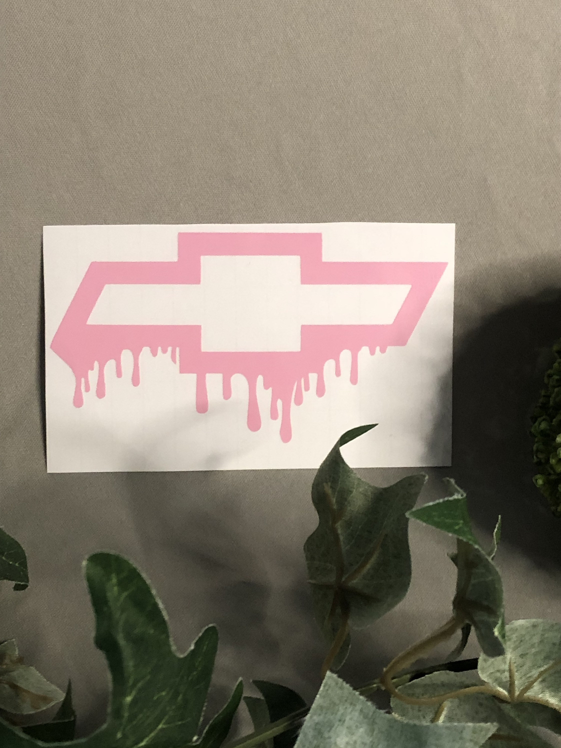 Chevy Car Decal, Dripping Symbol - Etsy