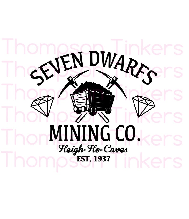 Mining Dwarfs SVG - Etsy