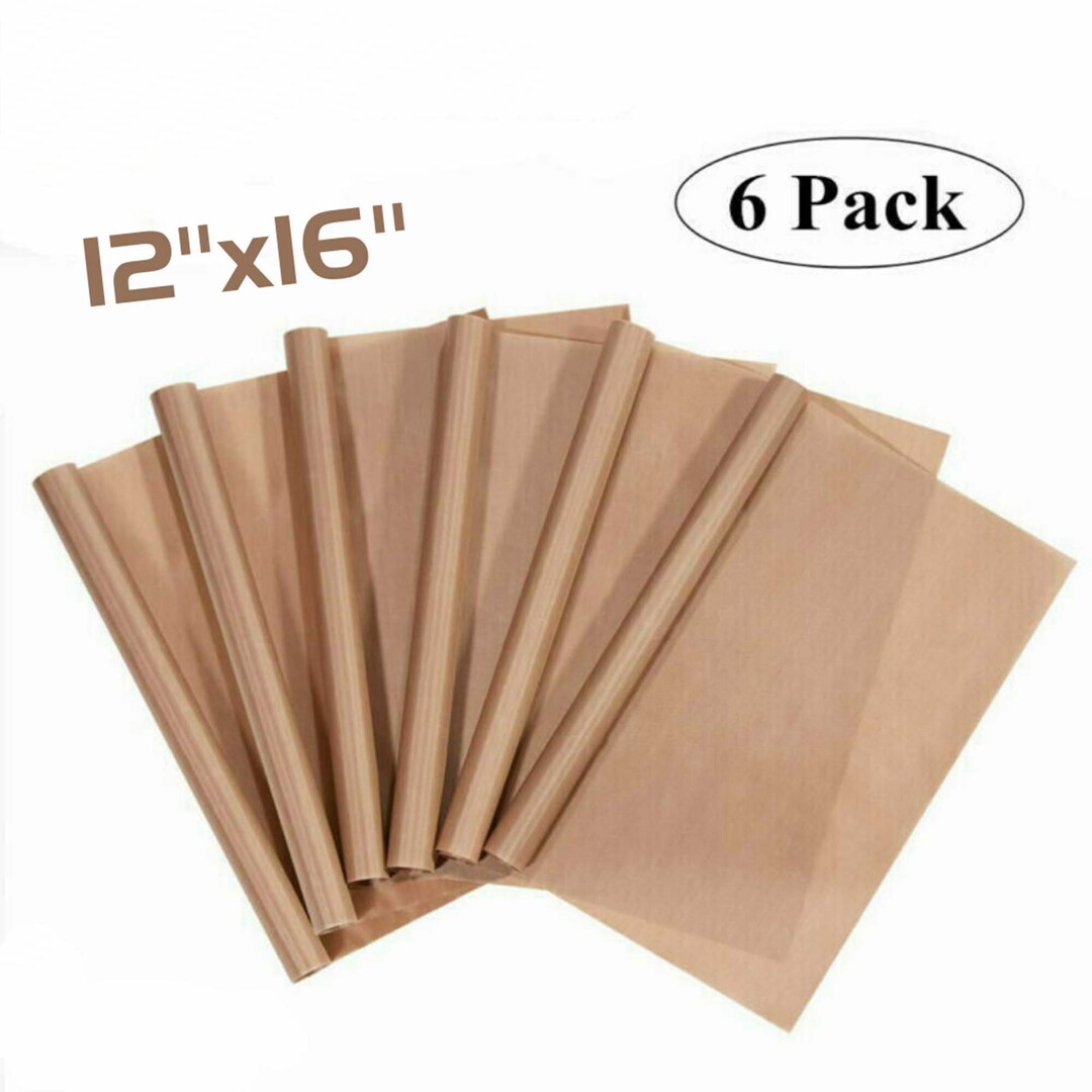 6 Pack Teflon Transfer Sheetsteflon Sheetsnon Stick Reusable - Etsy