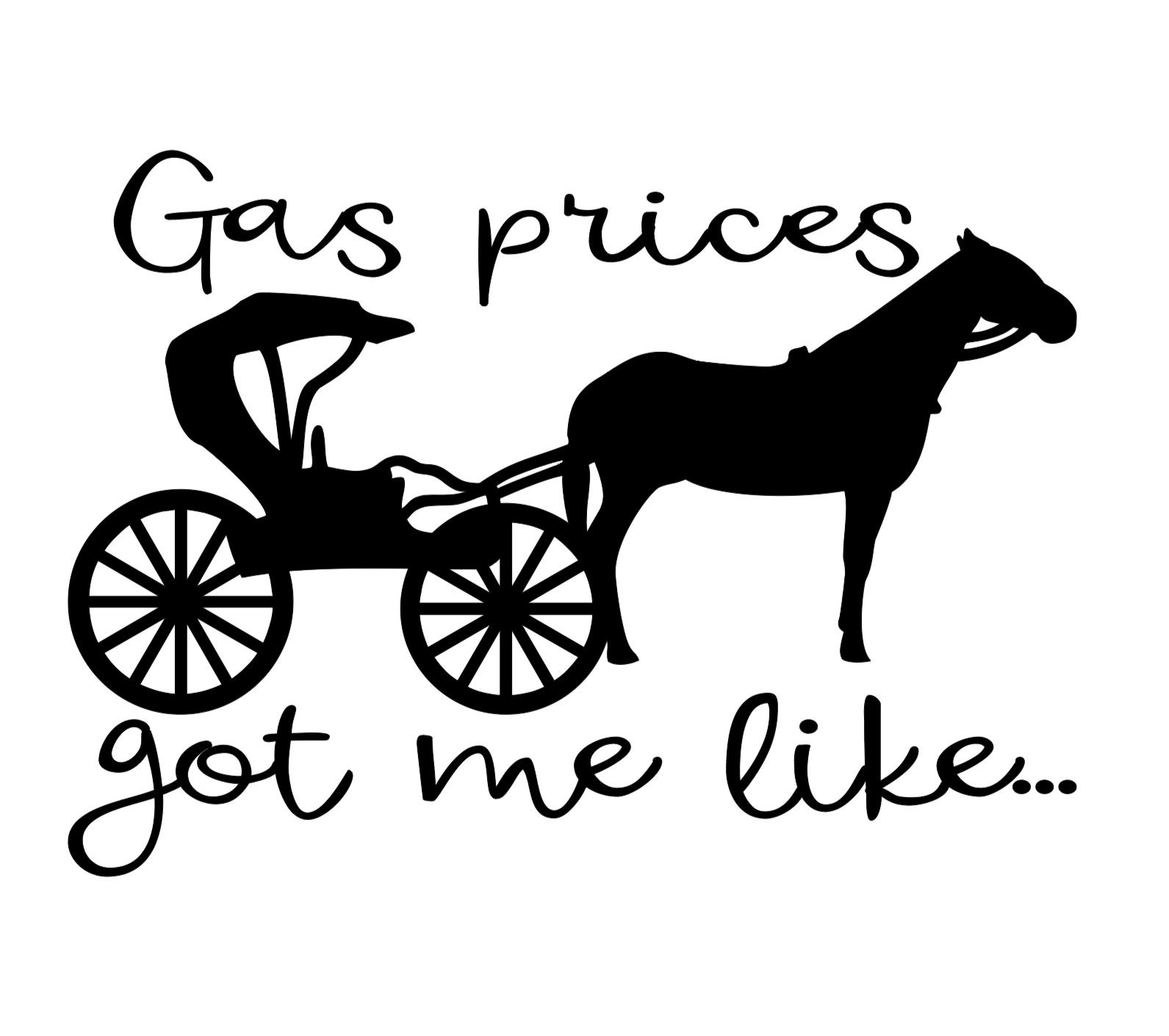 Gas Prices Svg, Funny Svg, Summer Svg, Horse Svg - Etsy