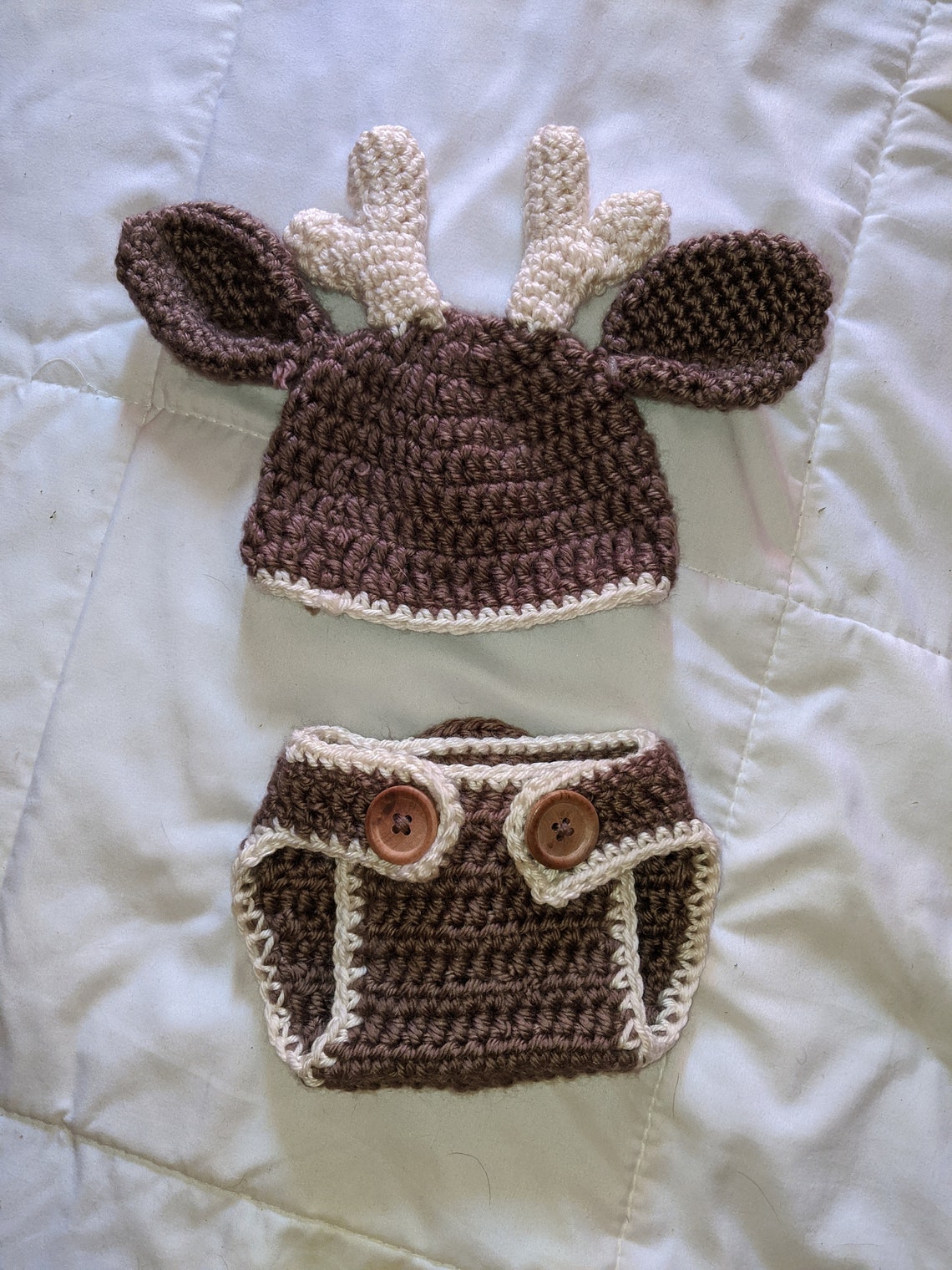 Newborn Deer Diaper Set - Etsy