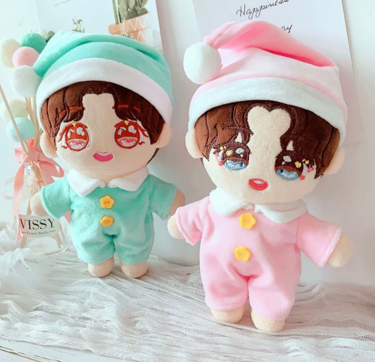 20cm Plush Doll Clothes 20cm Cotton Romper Doll Pajama Hat - Etsy