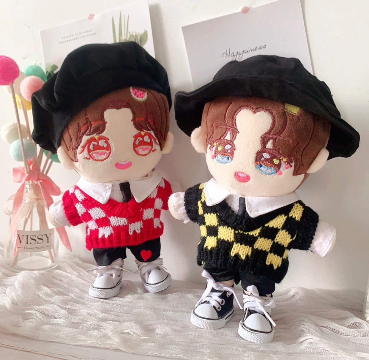 20cm Plush Clothes Wool Vest Doll Clothes Shirt Suit - Etsy