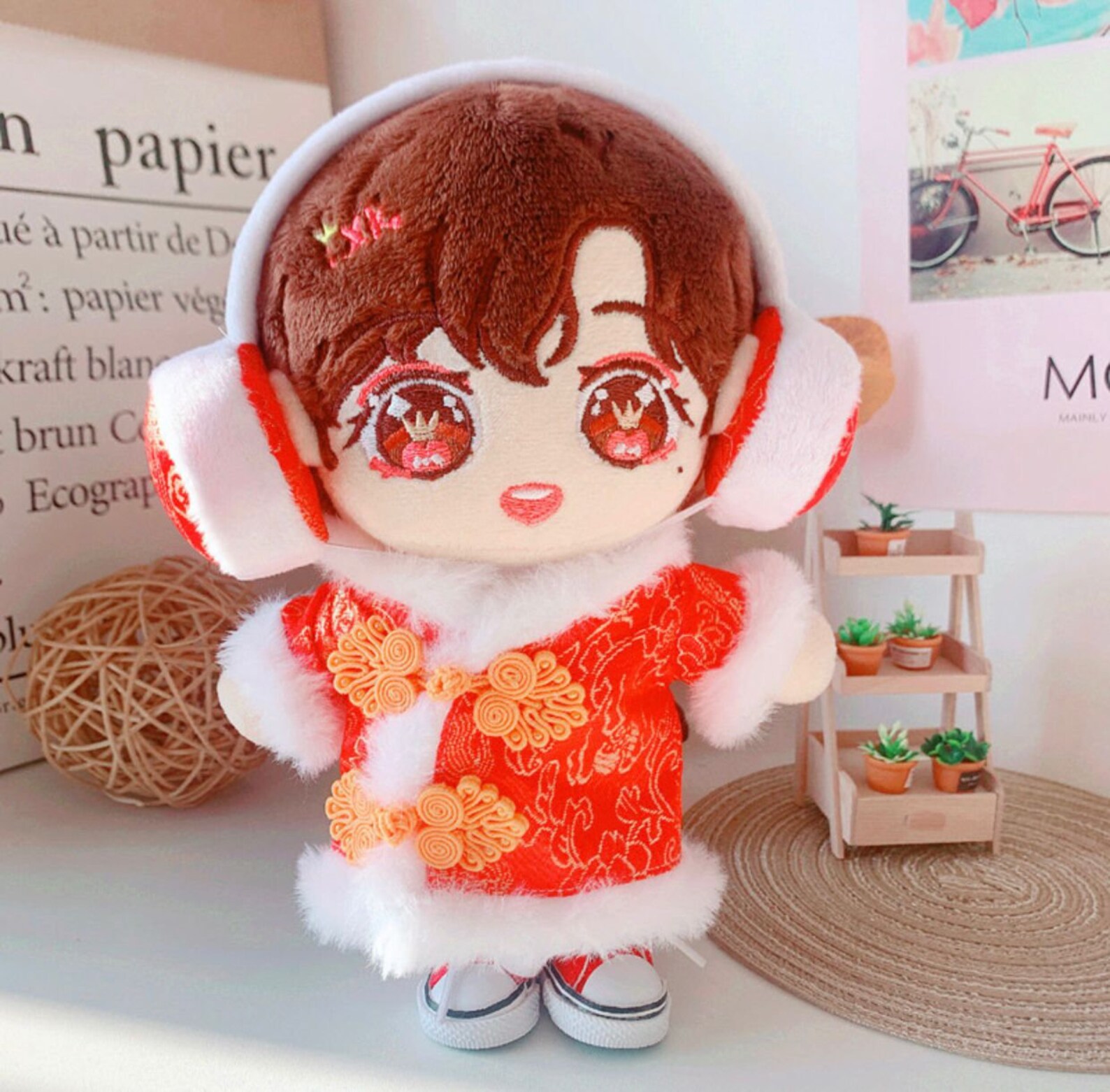 20cm Cotton Doll Clothes Festive Tang Suit 20cm Doll | Etsy