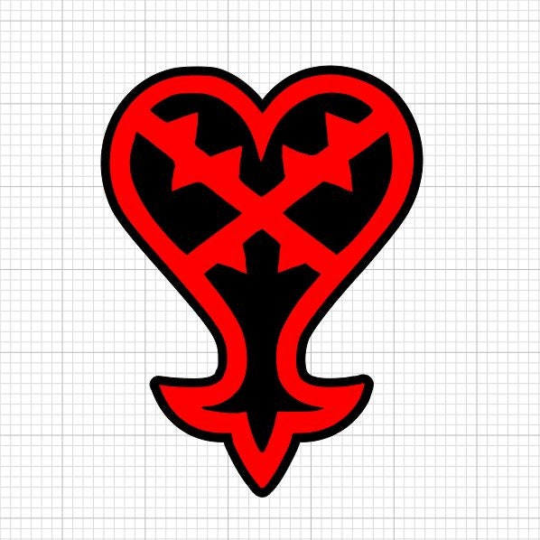 Heartless Symbol Kingdom Hearts Tattoo