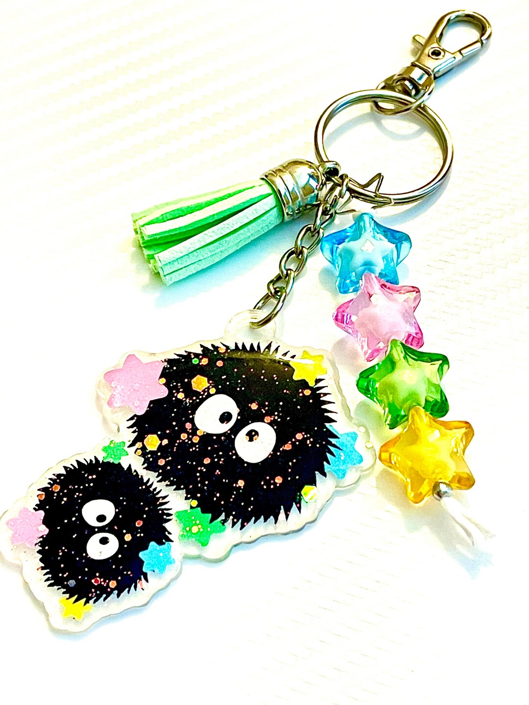 Soot Sprite Keychain - Etsy