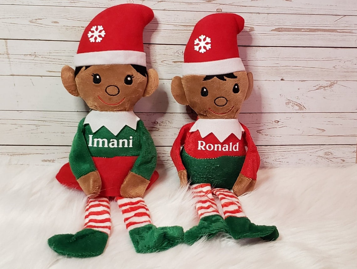Personalized Elves, Santa Helpers, African American Elves - Etsy