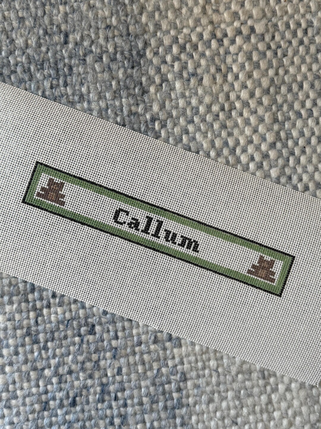Personalized Baby Boy Pacifier Clip Needlepoint Canvas: Ralph Lauren ...
