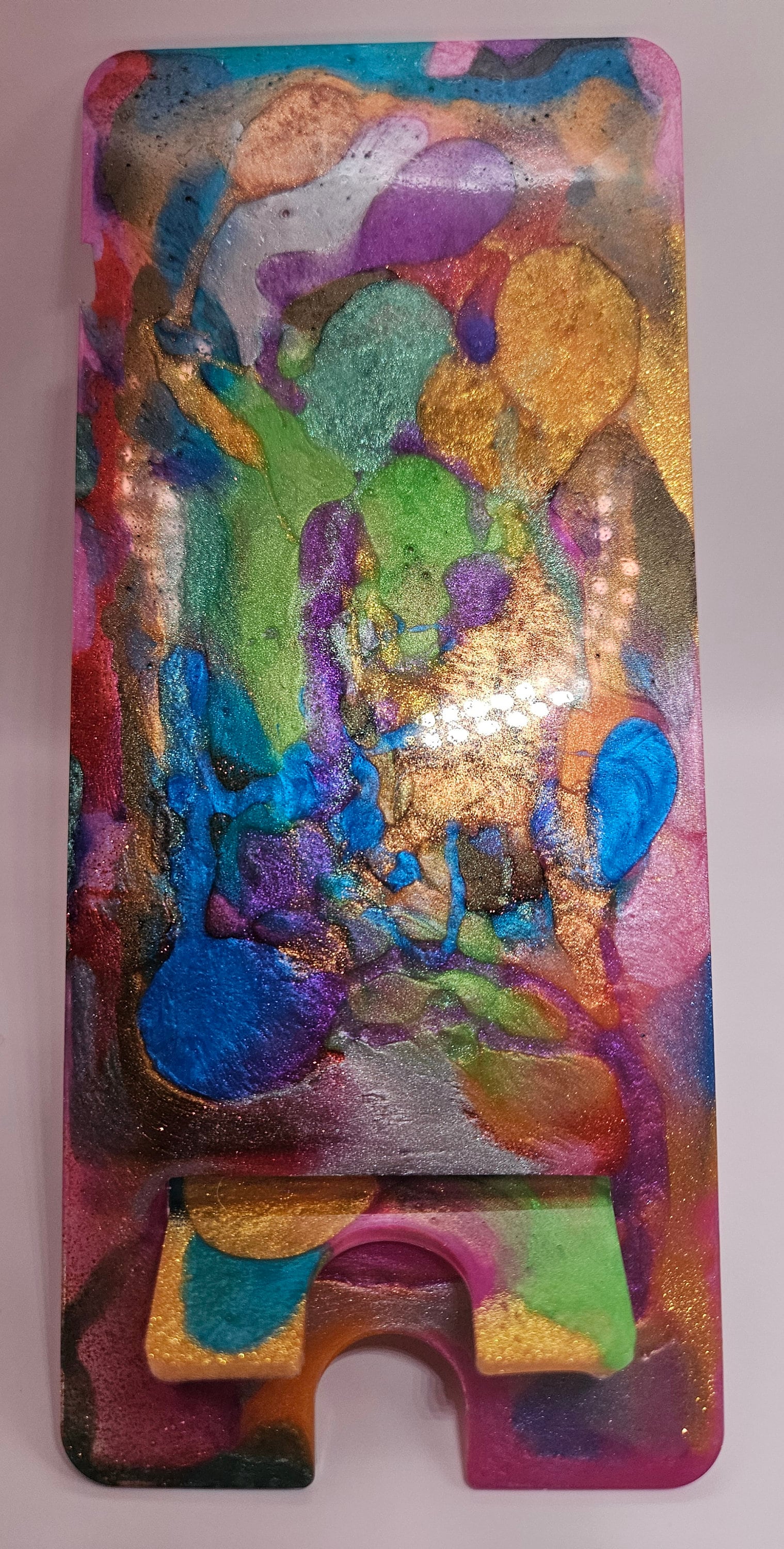 Resin Pour Cell Phone Stand - Etsy